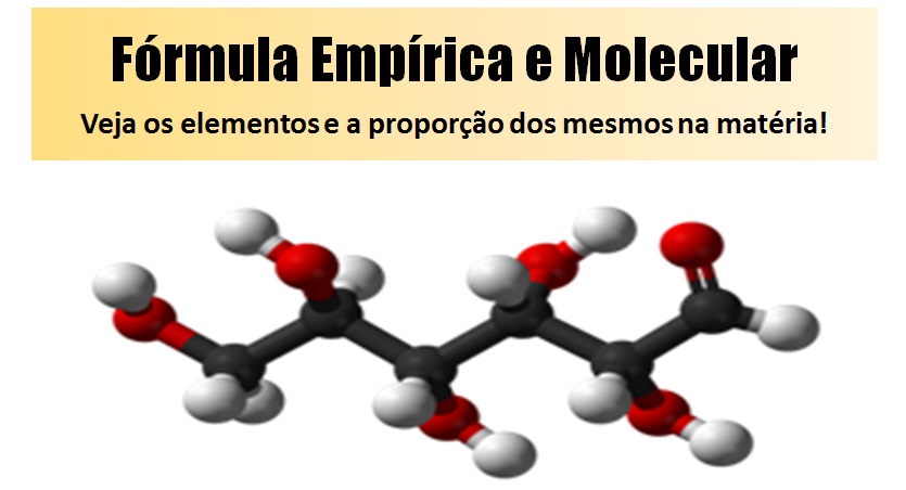 O que é fórmula molecular, fórmula empírica e fórmula mínima